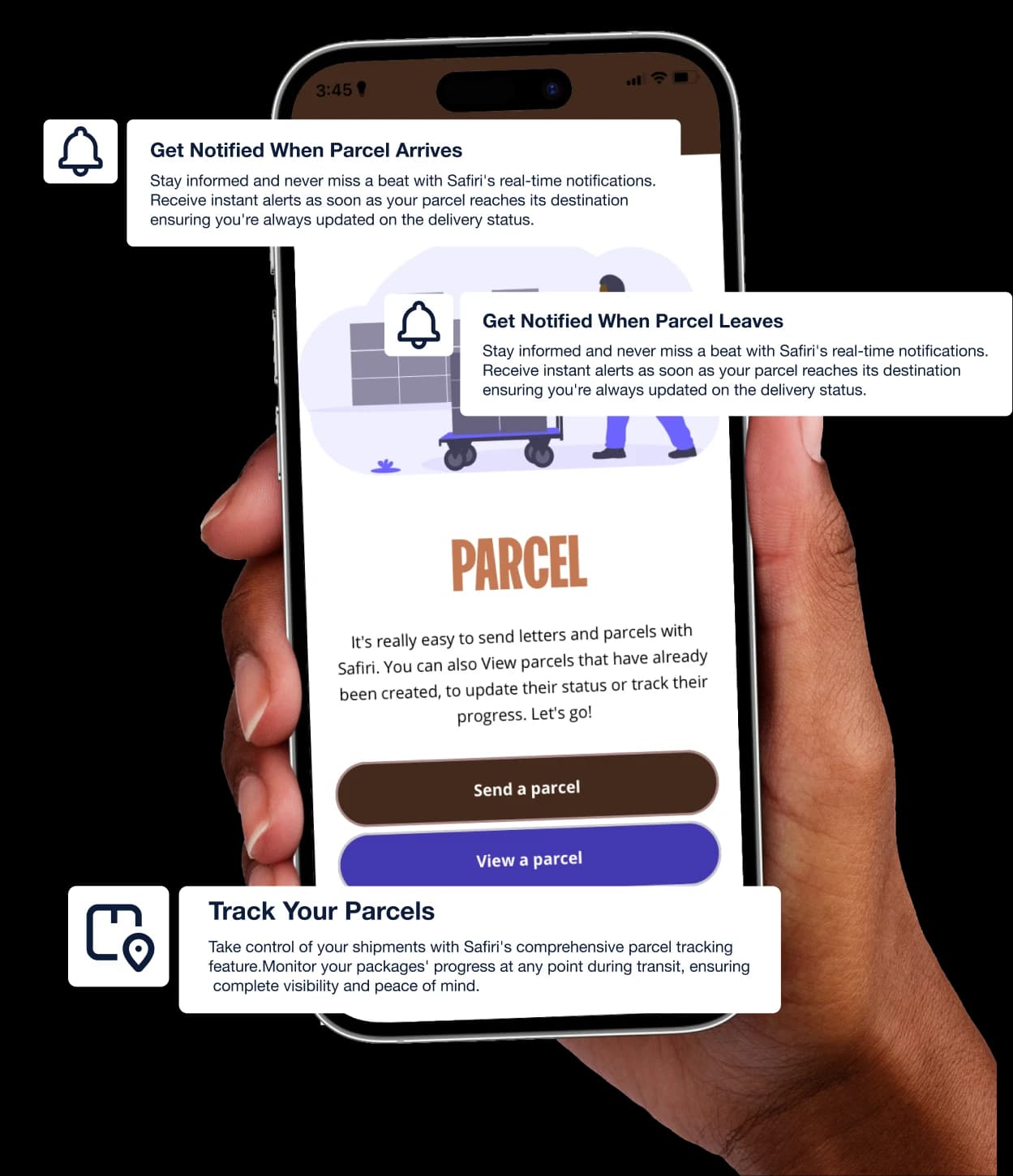 Safiri - Plan, Compare & Buy Tickets Online; Send & Track Parcels